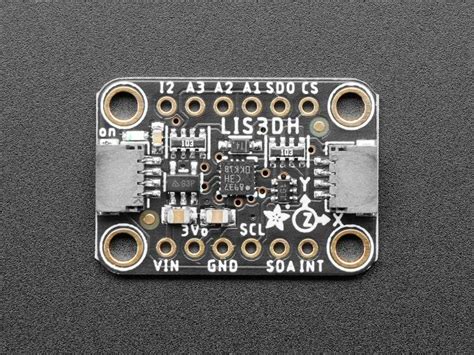 adafruit lis3dh drieassige accelerometer 2 g 4 g 8 g 16 g