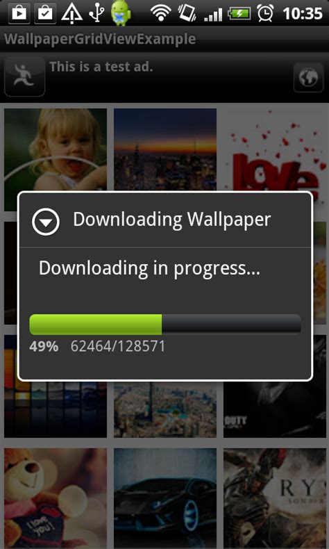 Android Download Image With Progress Dialog Example