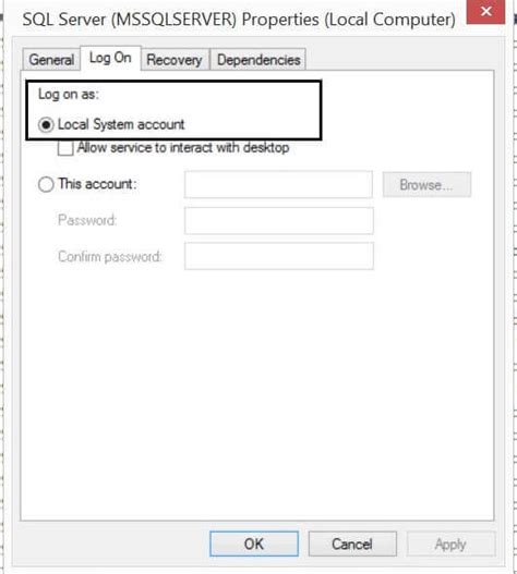 Wait On The Database Engine Recovery Handle Failed
