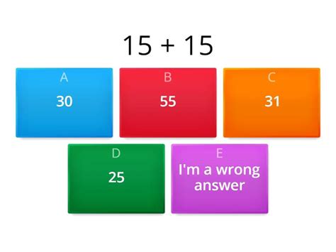 Simple Math Questions Quiz