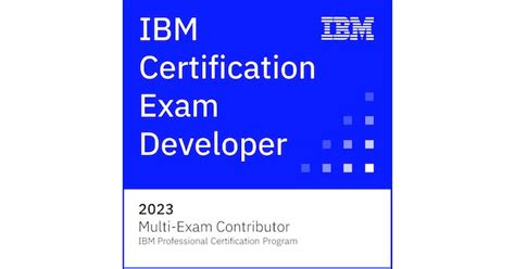 Rafael Espinha On Linkedin Ibm Certification Exam Developer 2023 Multi Exam Contributor Was