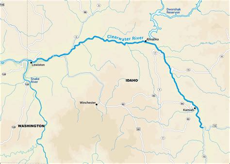 Deschutes River Map Us Maps