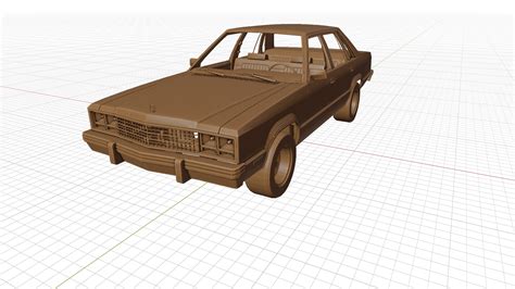 🚙 Ford Zephyr 1982・ Stl File For 3d Printing・cults
