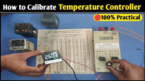 How To Calibrate Temperature Controller Youtube