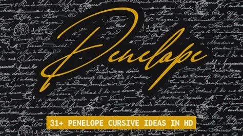 Penelope In Cursive ⚡ 100 Signature Ideas 2025