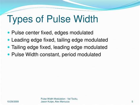 PPT Pulse Width Modulation PowerPoint Presentation Free Download ID