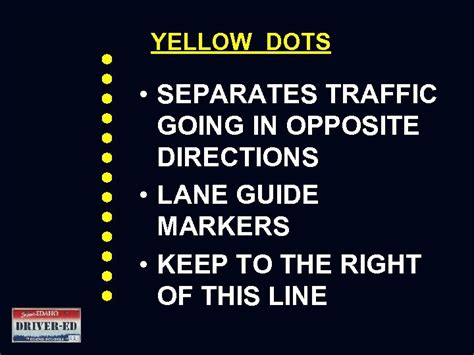 Idaho Public Driver Education Traffic Control Devices And