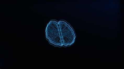 Artificial Intelligence Ai Brain Icon Big Data Flow Analysis Deep Learning Modern Technologies