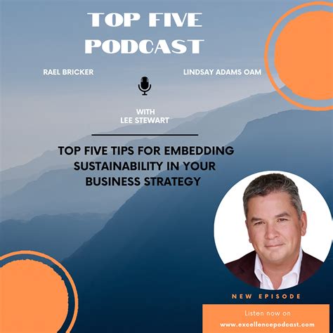 Lee Stewart Shares Sustainability Insights On The Business Excellence Top 5 Series Podcast
