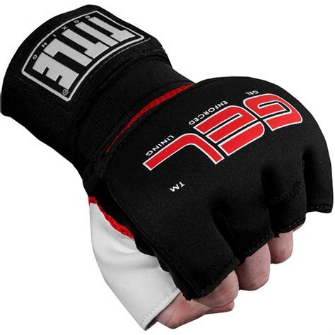 Title Boxing Gel Assault Training Glove Wraps Large Black 1 Each