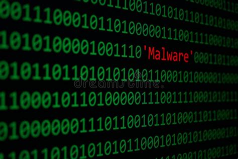 The Ransomware And Binary Code Concept Security And Malware Attack Stock Image Image Of Crime