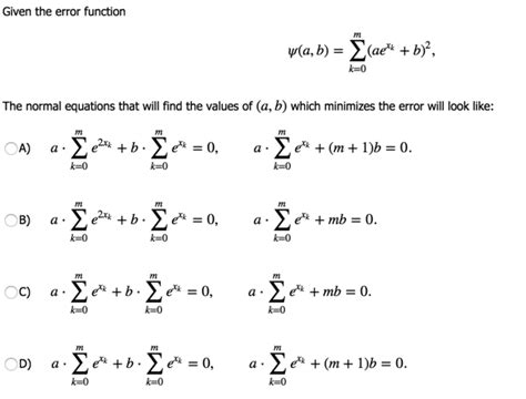 Error Function Problem Chegg Com