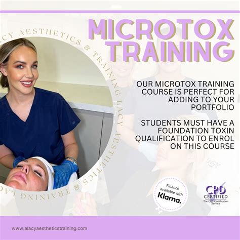Microtox Facial A Lacy Aesthetics Training