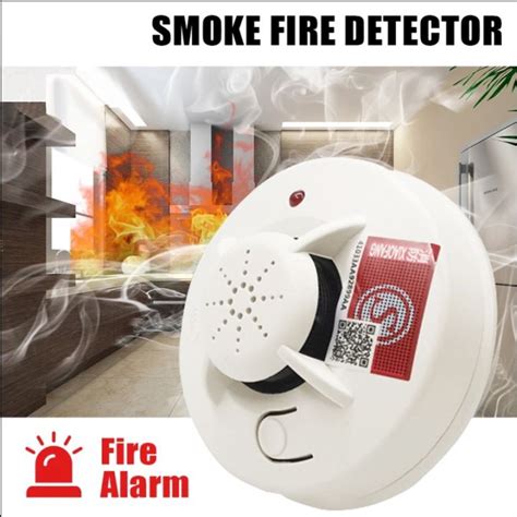 Free Battery Wireless Smoke Detector Fire Sensor Alarm High Sensitivity Home Safety