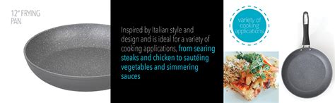 Bialetti Impact Textured Nonstick Oven Safe Frying Pan 12