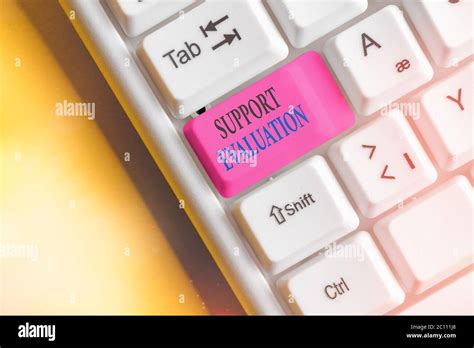 Word Writing Text Support Evaluation Business Photo Showcasing Helps