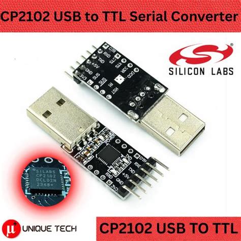 Jual Cp2102 Usb To Ttl Serial Converter Module Cp 2102 Silabs Dtr 6pin