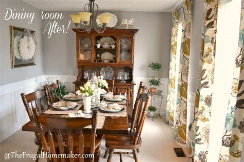 Happily Ever Before After Week Dining Room Makeover Via The Frugal