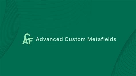 Acf Metafields Custom Fields Advanced Custom Fields Shopify
