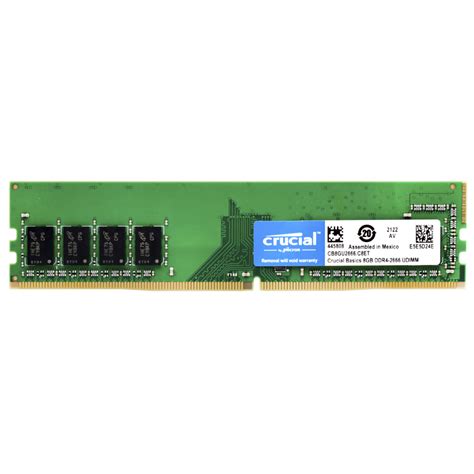 MemÓria Ram Pc 8gb Ddr4 2666 Mhz 1 2v Crucial Snf Phatron InformÁtica E Distribuidora