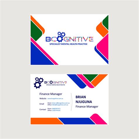 Minimal Modern Business Card Design Featuring Geometric Elements 25741460 Vector Art At Vecteezy