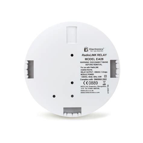 Aico Ei428 Radiolink White Wireless Enabled Relay Module With Lithium