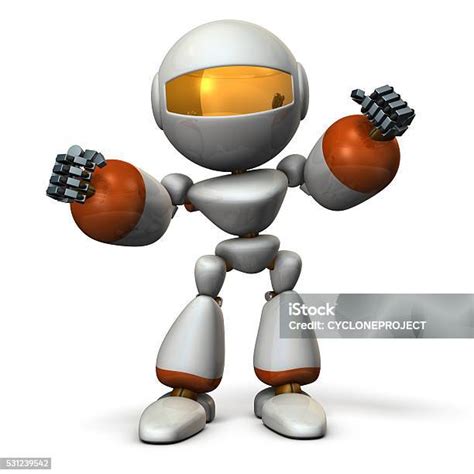 귀여운 로봇 재장착했는지 배 짱 표시됩니다 3 D 일러스트 로봇에 대한 스톡 사진 및 기타 이미지 로봇 볼테르 인조 3차원 형태 Istock