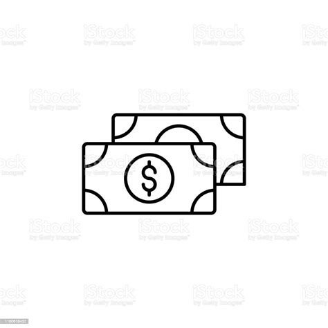 달러 아이콘 Ui 및 Ux 웹 사이트 또는 모바일 응용 프로그램에 대한 돈 아이콘을 절약의 간단한 얇은 라인 개요 벡터 0명에 대한 스톡 벡터 아트 및 기타 이미지 Istock