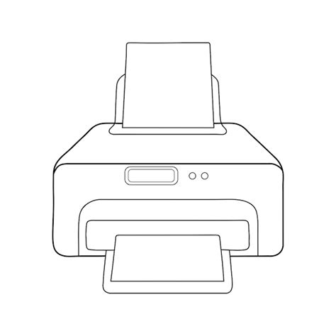 Premium Vector Hand Drawing Scanner Machine Technology Vector Pack