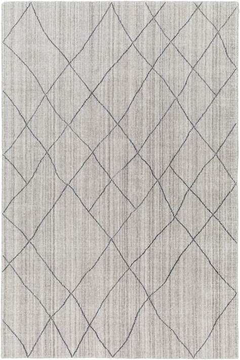 Surya Closeout Highland Hhd 2300 Light Gray Rug Handmade Area Rugs