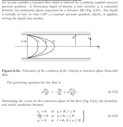 Solved Let Us Now Consider A Transient Flow Which Is Induced Chegg Com