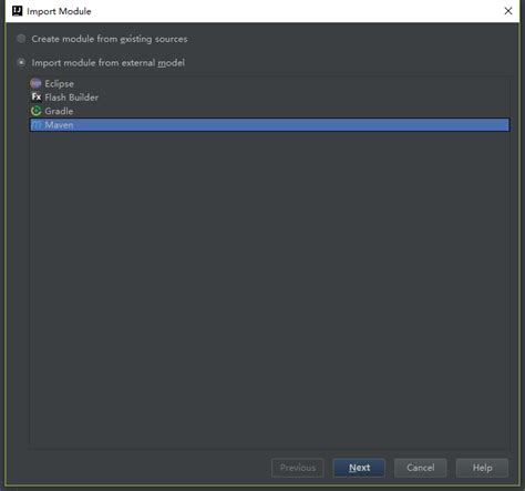 使用intellij Idea打开maven项目时显示树形目录 简书