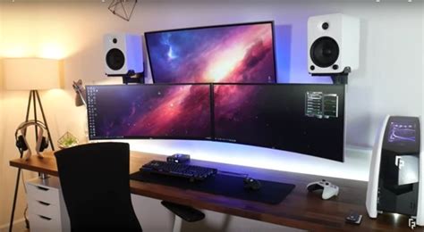 Random Frank P Desk Setup Video Game Rooms Video Game Room Gaming Room Setup