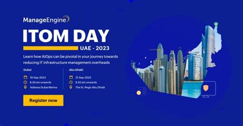 Manageengine Itomday Uae Dubai Manageengine Itom