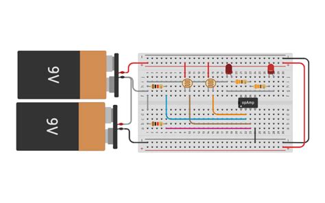Circuit Design Fotoresistencia Tinkercad