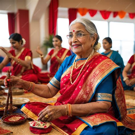 Beautiful Indian Aunty Photos Capturing Daily Life And Culture