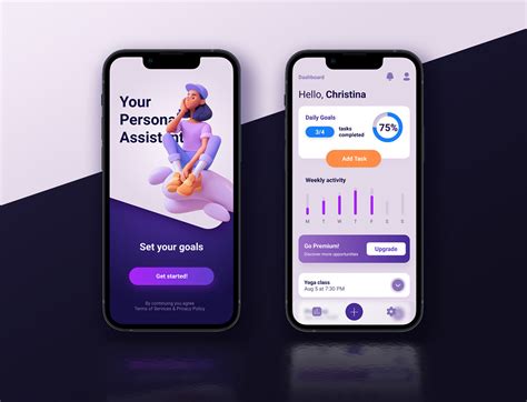 Personal Assistant Mobile App Ui Design Behance