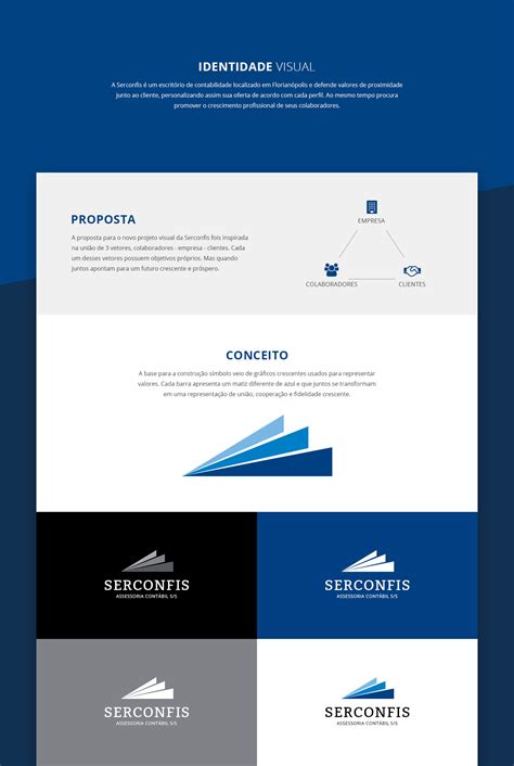 Identidade Visual Da Empresa Serconfis On Behance