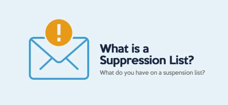 What Is An Email Suppression List DeBounce