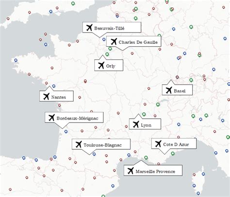 Airport Maps In France Terminal Maps