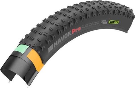 Kenda Havok Pro Emc 120 Tpi Tubeless Mtb Band Zwart 27 5´´ 2 80 Bol