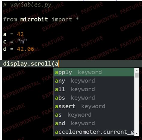 Code Hinter Causes Incorrect Entry Issue 141 Bbcmicrobit