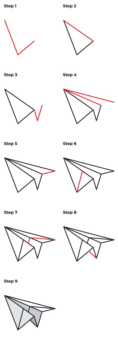 Paper Airplane Sketch