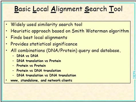 Ncbi Ppt Databases Computer Software And Applications