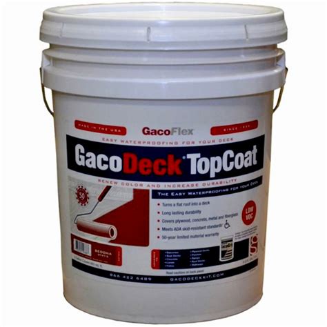 Gacodeck Top Coat 5 Gallon Pail