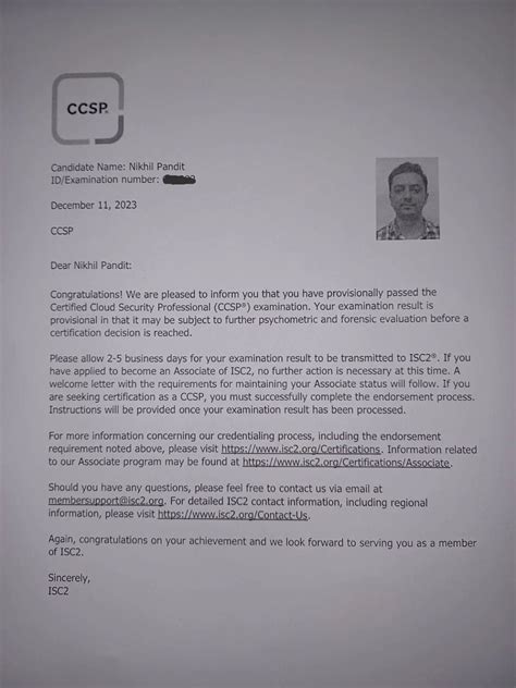 Nikhil Pandit On Linkedin Ccsp Cloudsecurity Isc2 13 Comments