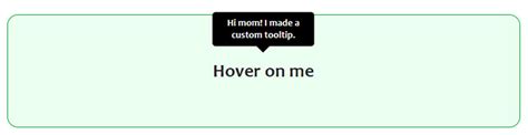 How To Create A Mouse Hover Html Tooltip Text