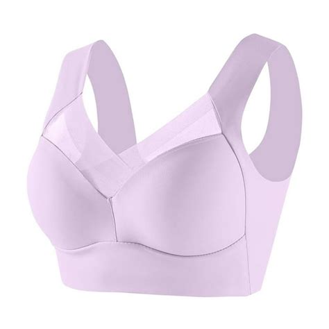 Snoarin Plus Size Bras For Women Full Cup Seamless Push Up Shaping Wire