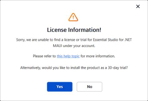 Installation Errors Of Essential Studio NET MAUI Syncfusion