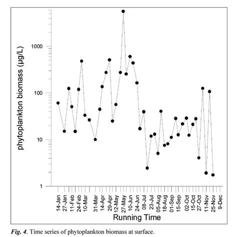 Time Series Of Phytoplankton Biomass At Surface Download Scientific Diagram